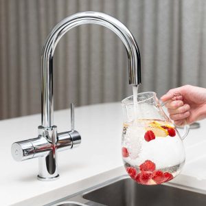 Aquatap Classic | 4 in 1 Instant Boiling Water Tap | C Shape | Brushed ...